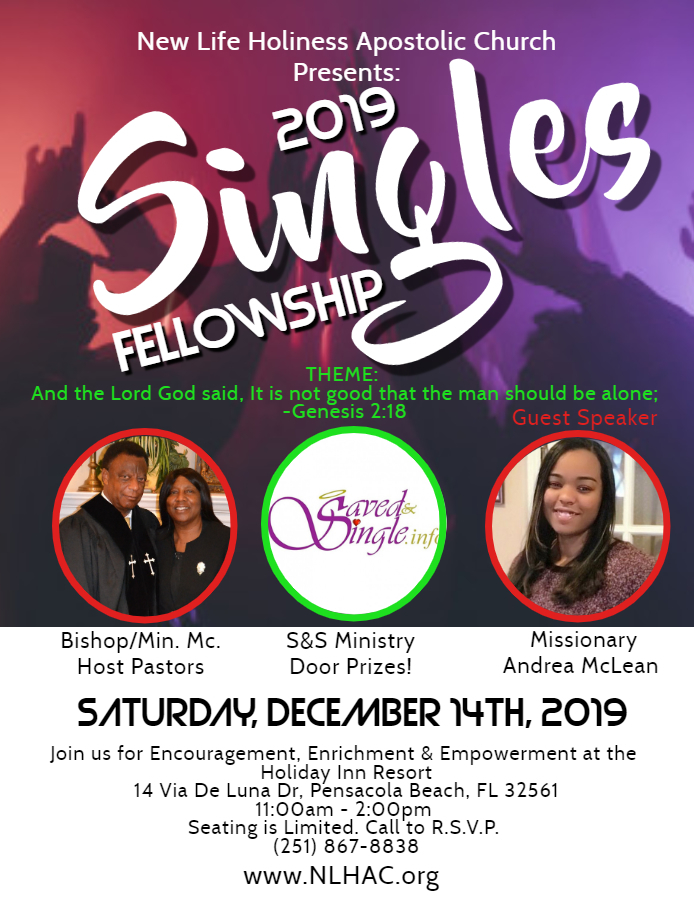 Upcoming Events – Saved & Single Ministries